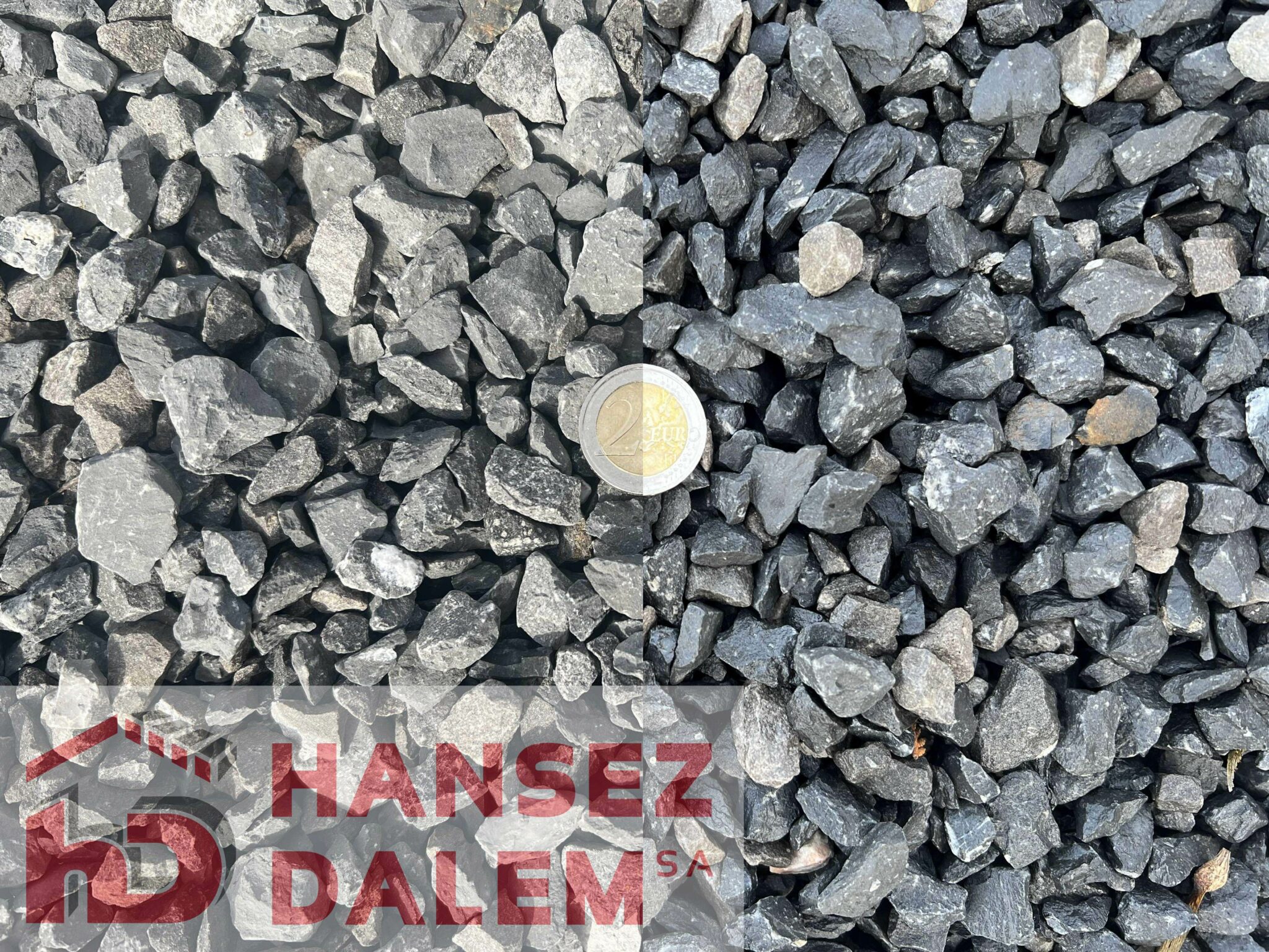 Graviers de décoration et concassés et concassés - Hansez-Dalem