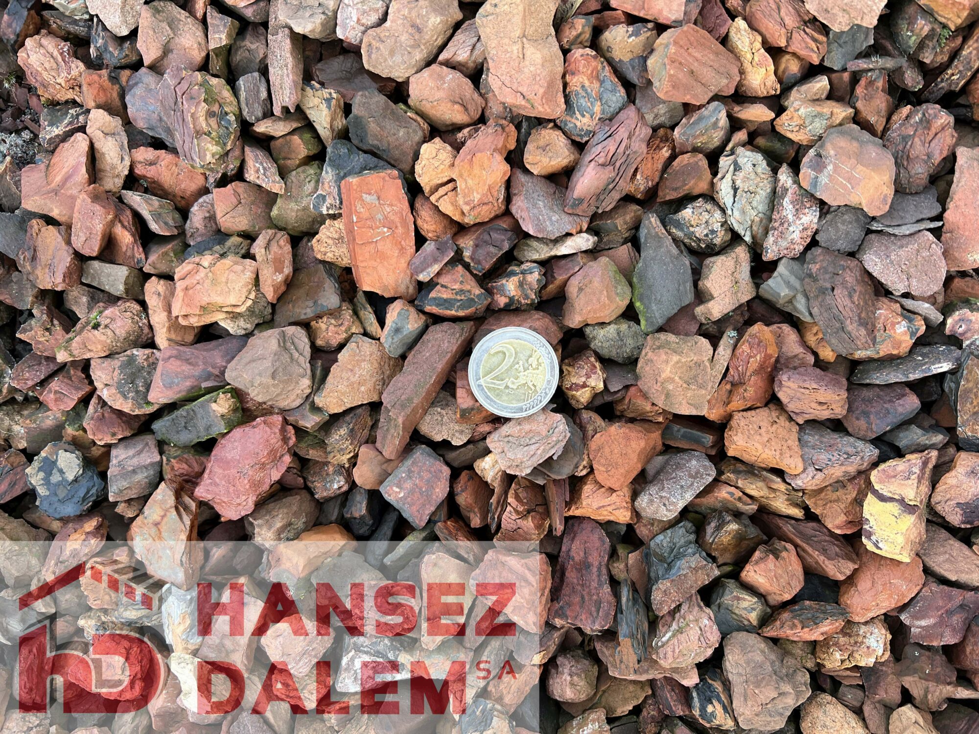 Graviers de décoration et concassés et concassés - Hansez-Dalem